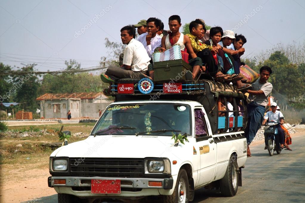 Overloaded Car With People