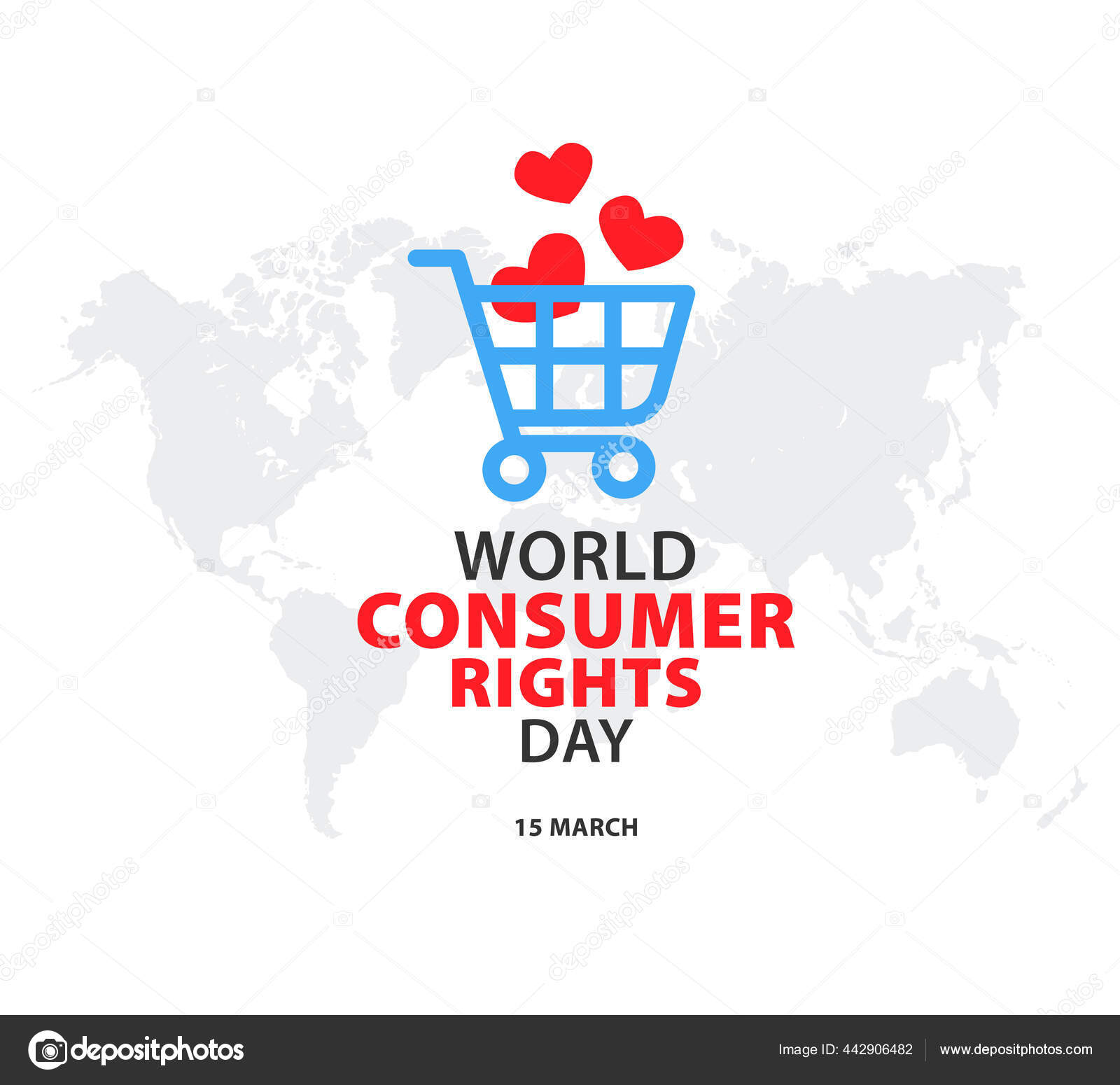 World consumer rights day 15 march. logo design. Stock Vector Image by ...