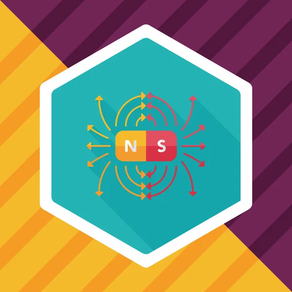 Magnetic Field of a Bar Magnet — Stock Vector © doethion #20254229