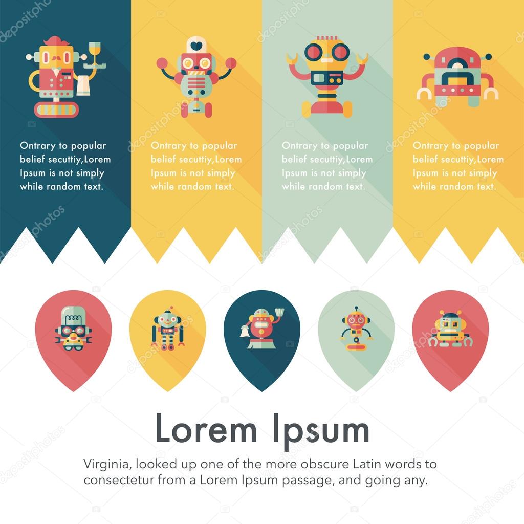 Robot and artificial intelligence icons set Stock Vector by ©eatcute ...