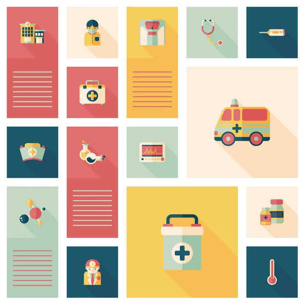 Medical flat ui background,eps10 Stock Vector by ©eatcute 53082239