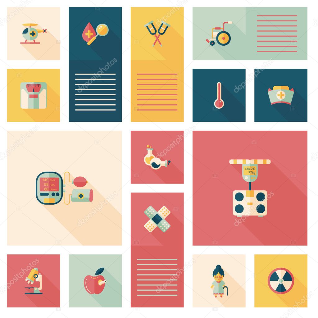 Medical flat ui background,eps10 Stock Vector Image by ©eatcute #53082223