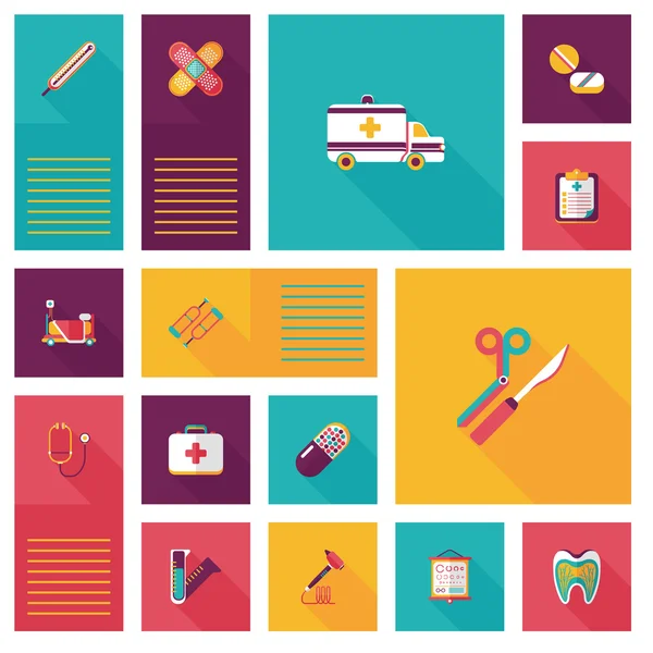 Medical flat ui background,eps10 Stock Vector by ©eatcute 53891531