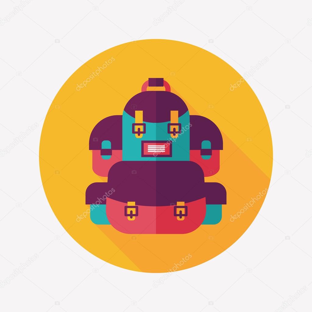 Backpack Flat Icon