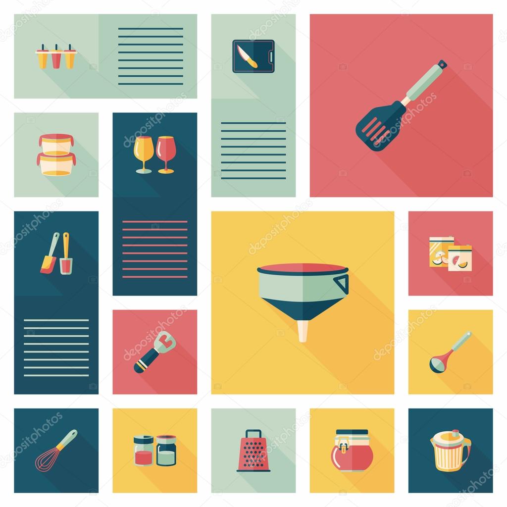 Kitchenware flat app ui background,eps10 Stock Vector Image by ©eatcute ...
