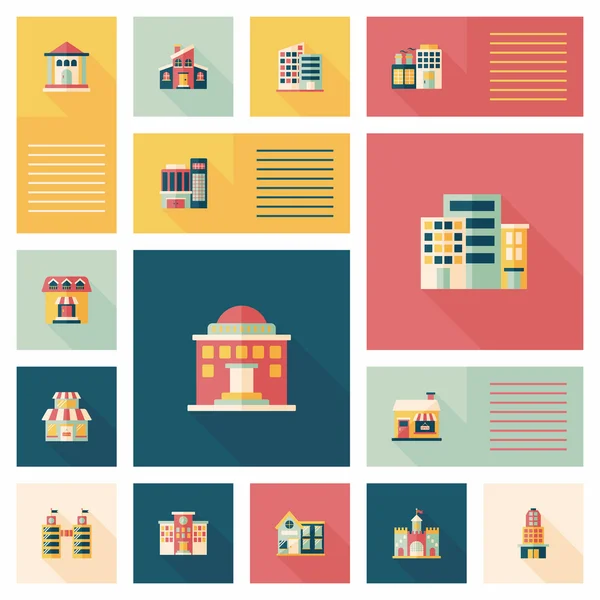 Building ui flat design background set, eps10 Stock Vector by ©eatcute ...
