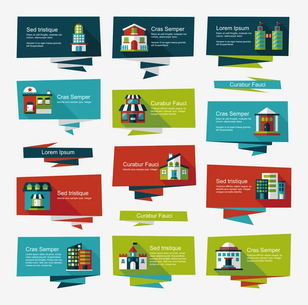 Flat design background Vector Art Stock Images | Depositphotos