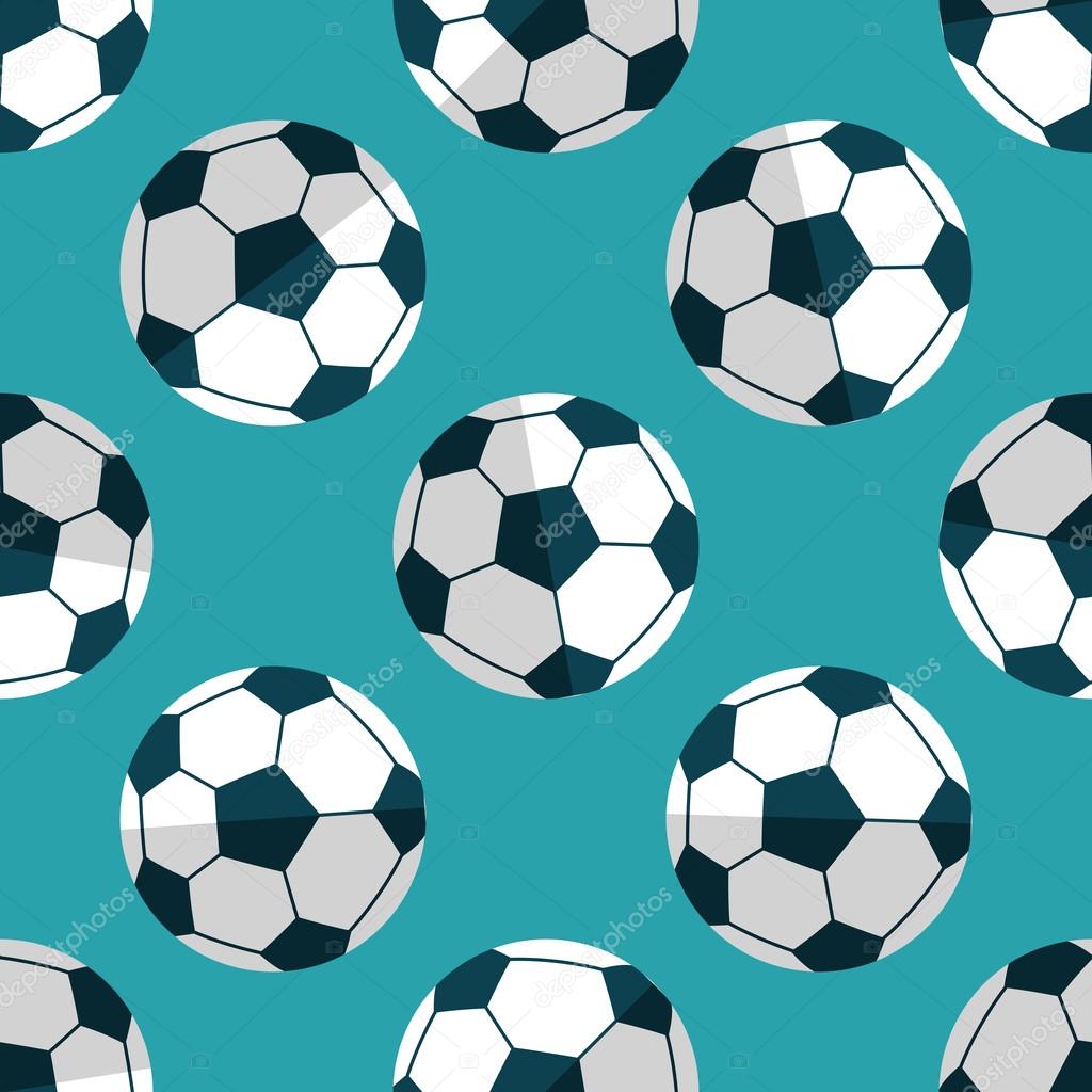 Soccer flat icon,eps10 seamless pattern background Stock Vector by ...