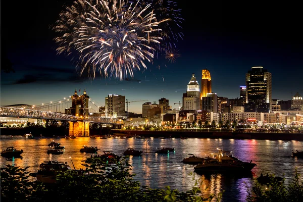 Cincinnati fireworks Stock Photos, Royalty Free Cincinnati fireworks ...