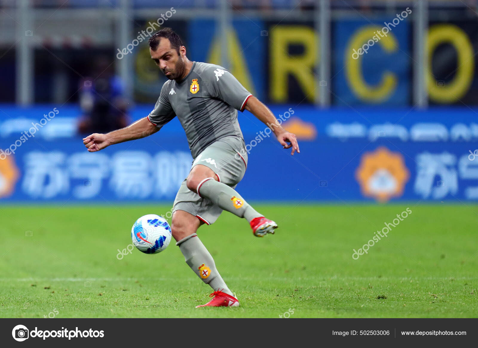 Milano August 2021 Goran Pandev Genoa Cfc Serie Match Internazionale ...