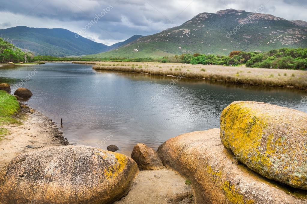 Tidal River in Wilsons Promontory National Park Stock Photo by ...