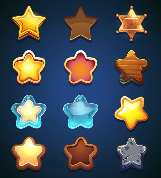 Colorful 3d stars Vector Art Stock Images | Depositphotos