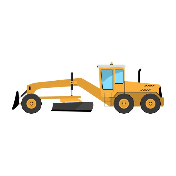 ᐈ Grader stock icon, Royalty Free cartoon construction machines vectors ...