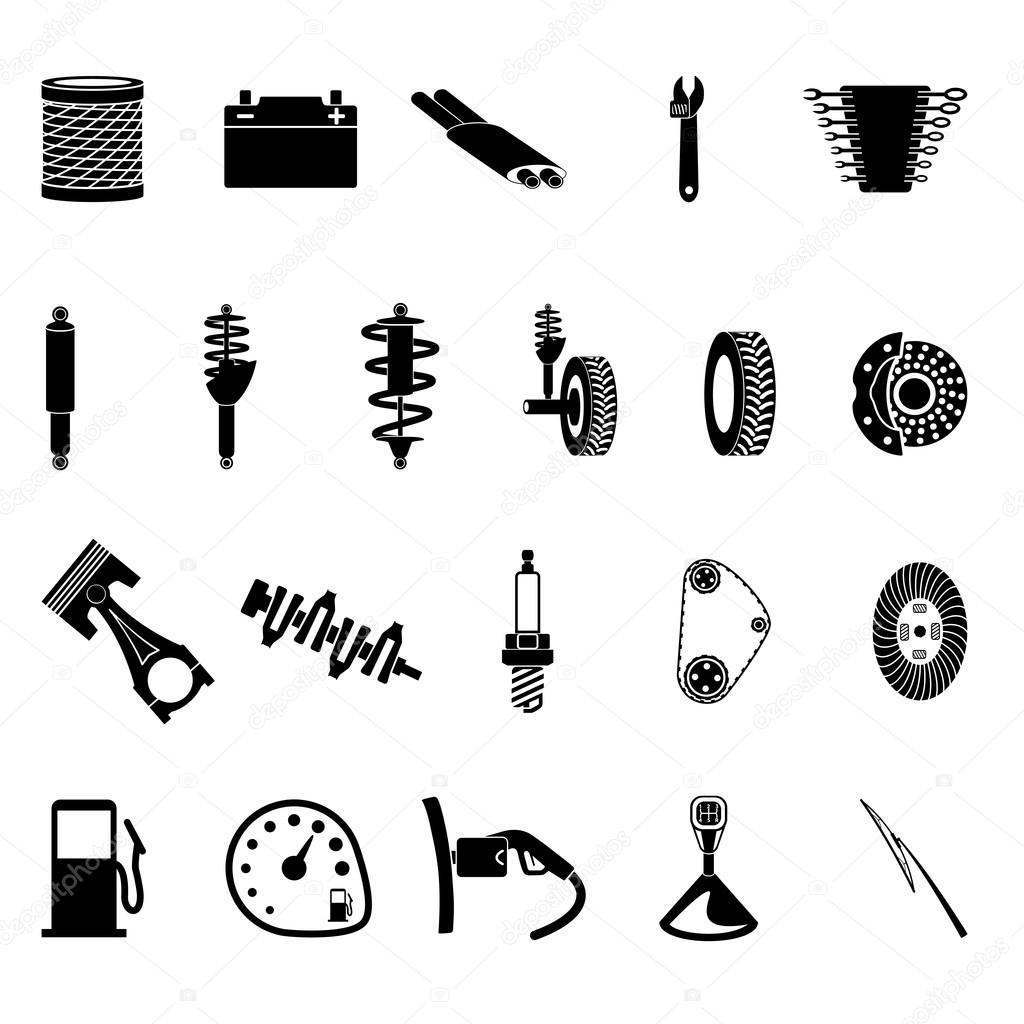 Auto parts icon — Stock Vector © ikuvshinov #52773765