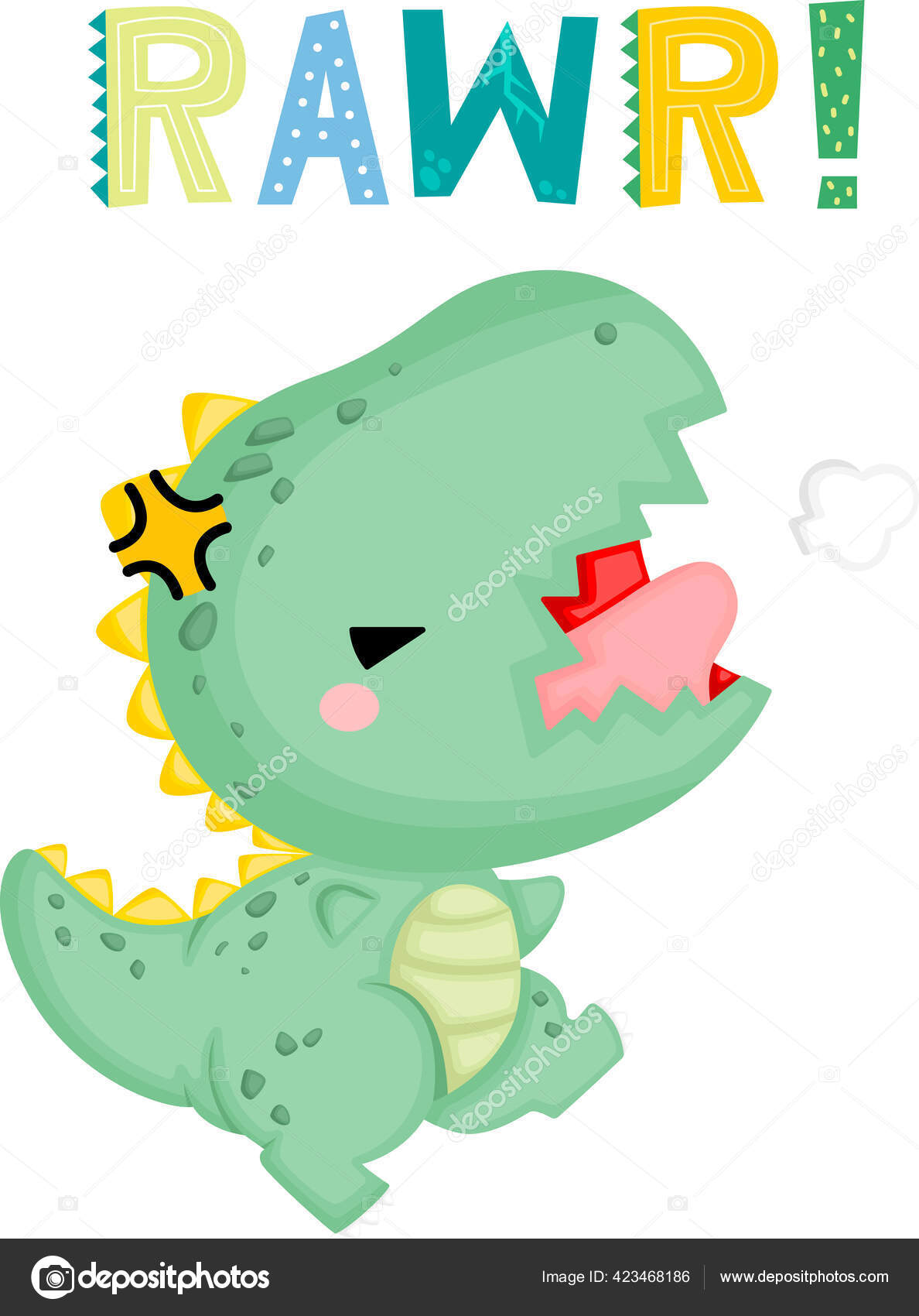 Dinosaurs Cartoon Rawr