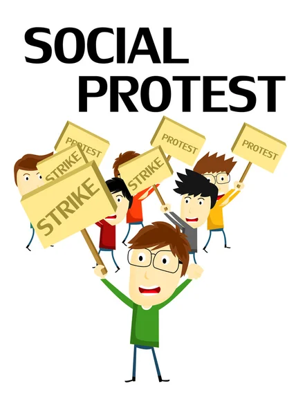 Protesto social Vector Art Stock Images | Depositphotos