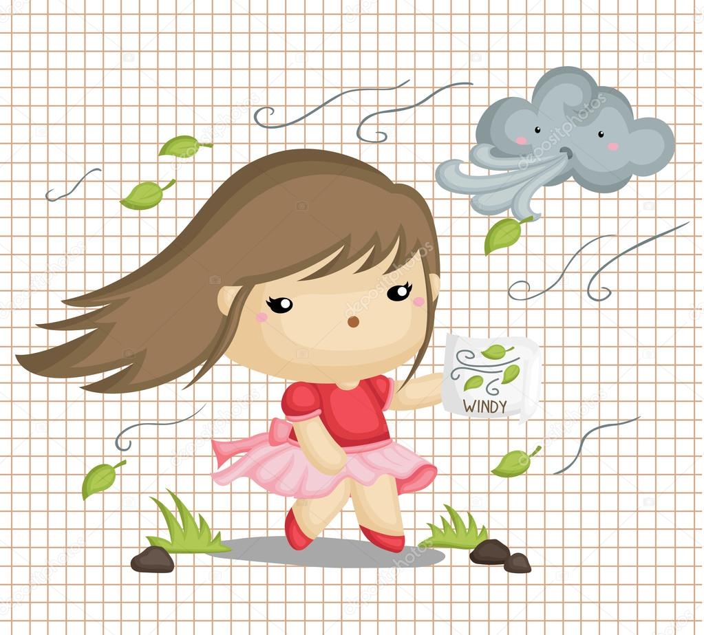 Breezy Weather Clipart Dressing