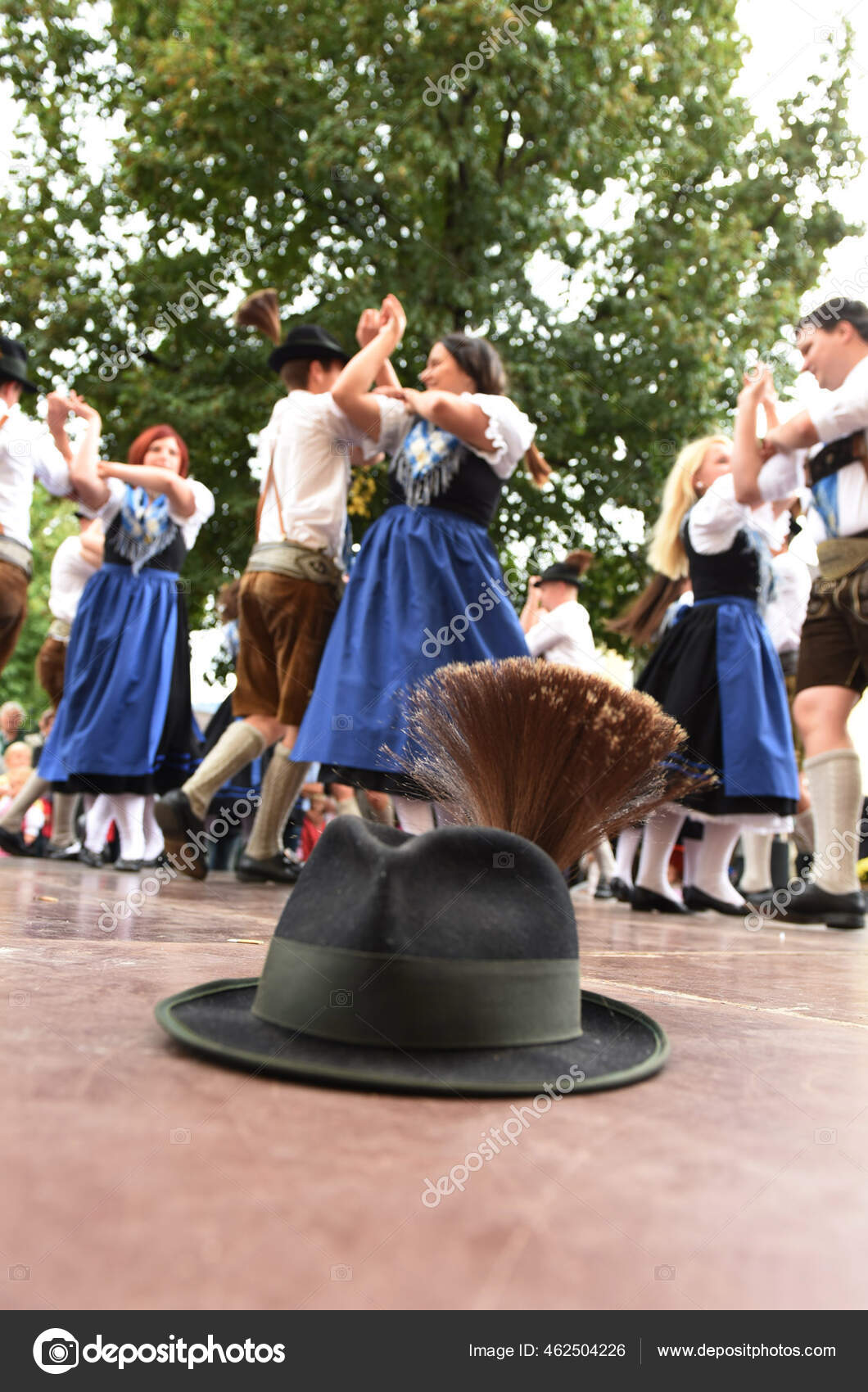 Public Performance Traditional Austrian Folk Dance Farmers' Market ...