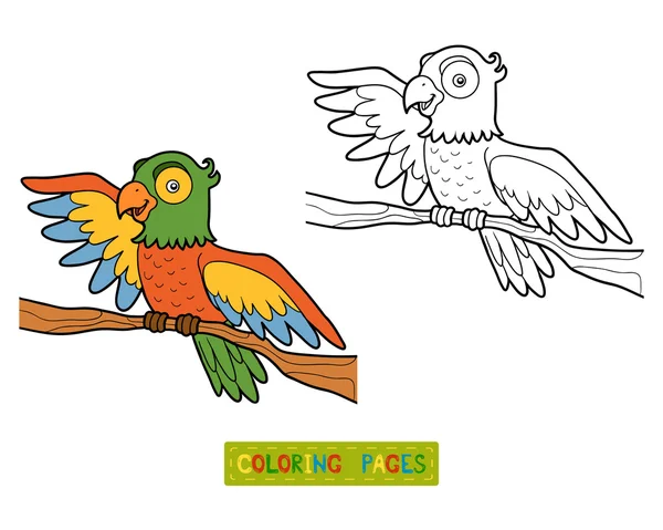 Coloring book, Parrot Stock Vector Image by ©ksenya_savva #122226746