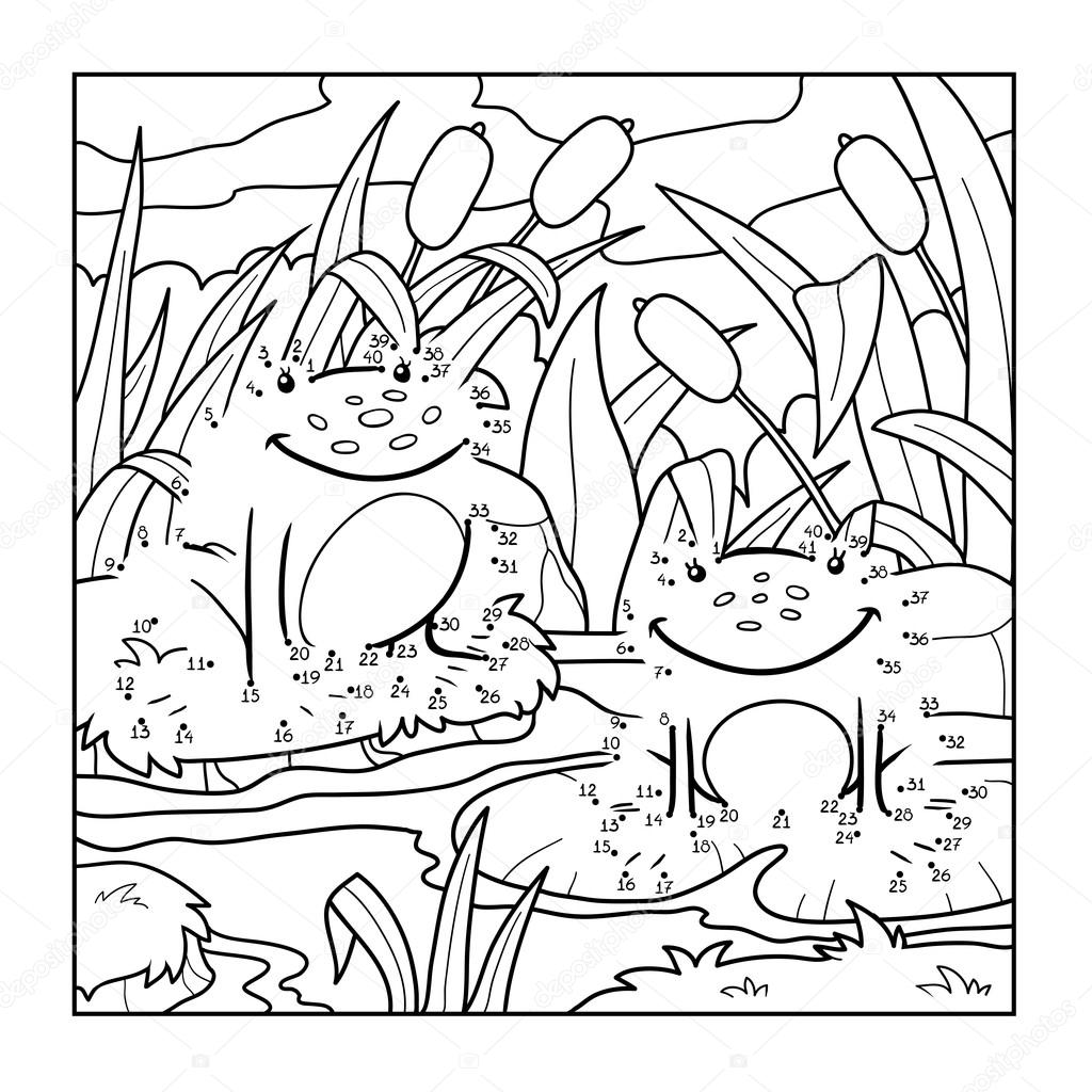 Numbers game (two frogs and background) Stock Vector Image by ©ksenya ...