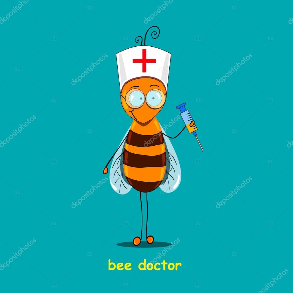 Médico de abejas Vector de stock por ©RybkaAnn 73373683