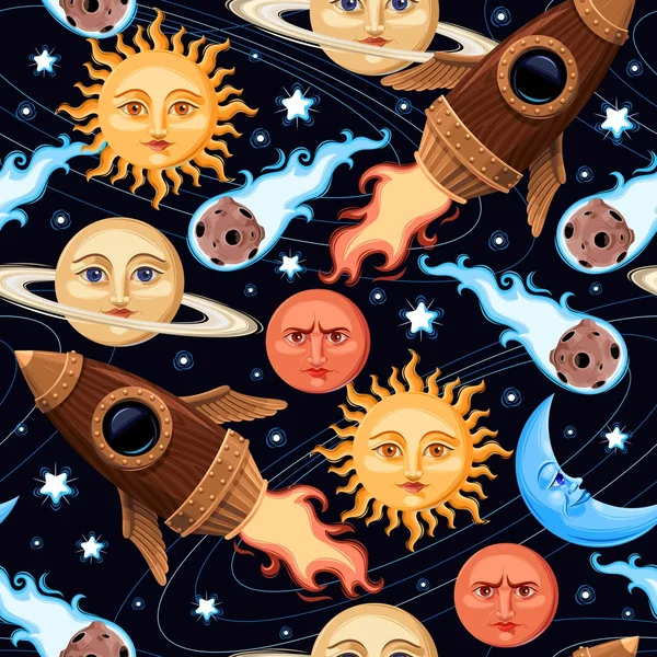 Sun and moon — Stock Vector © Greylilac #95289432