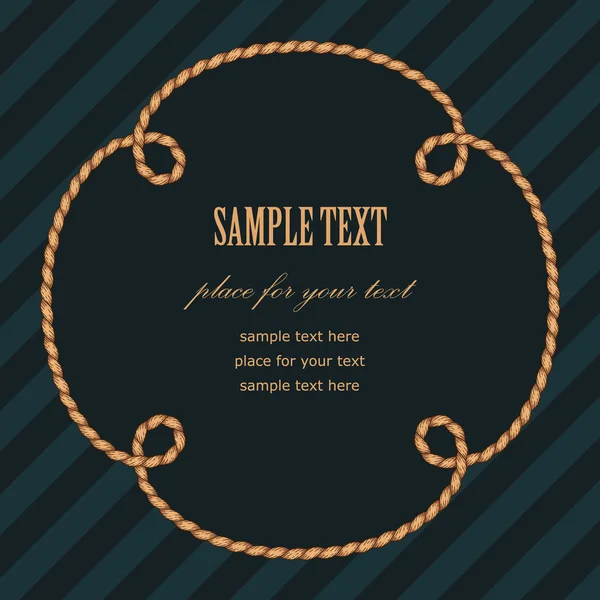 Frame rope knot Stock Vector Image by ©reinekke #108755834