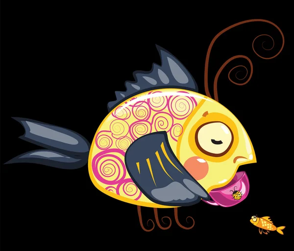 Psycho fish piranha cartoon character vector Stock Photos, Royalty Free ...