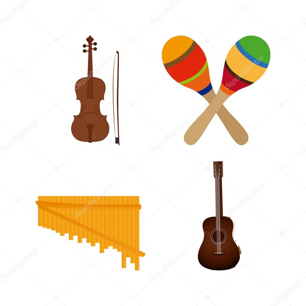 Isolated Musical instrument Stock Vector Image by ©LAUDiseno #105991038