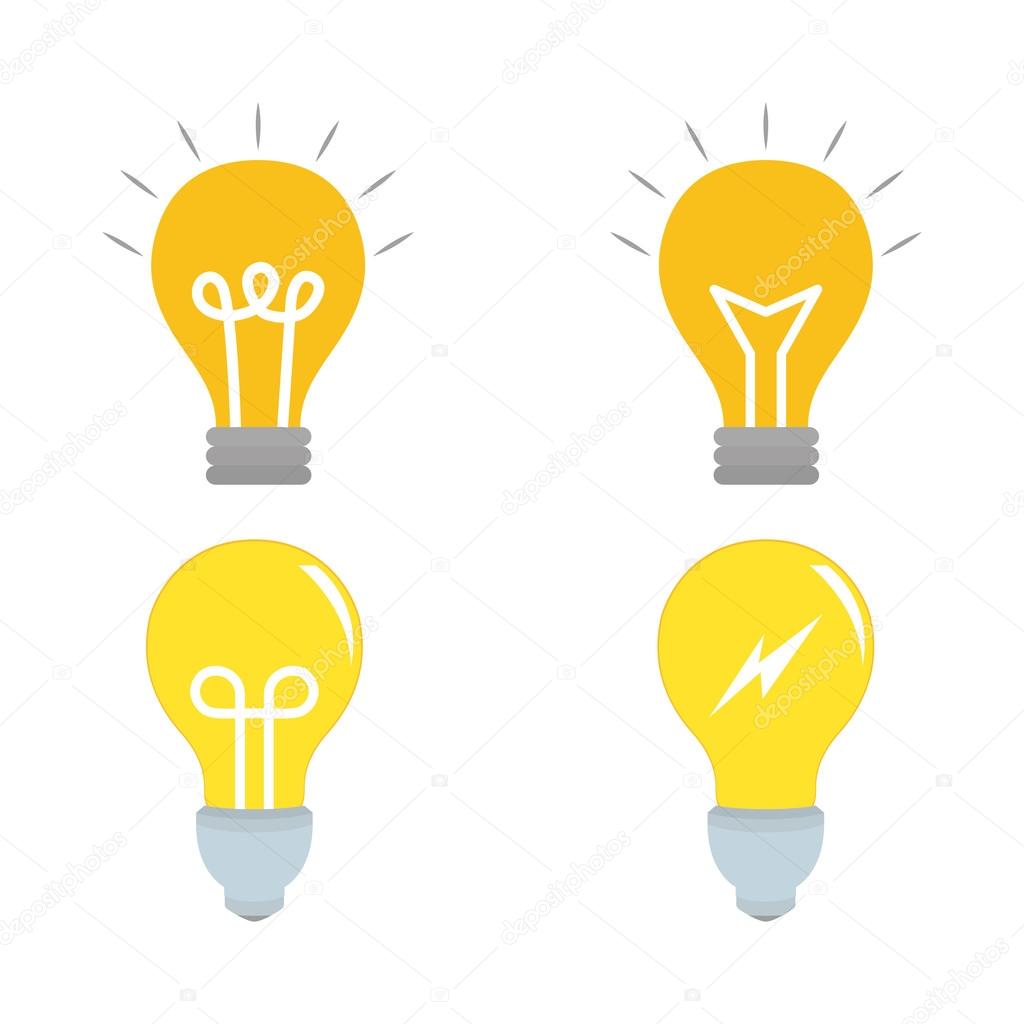 Lightbulb idea illustration Stock Vector Image by ©LAUDiseno #109201060