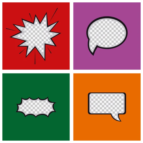 Set of comic expressions Stock Vector by ©LAUDiseno 110942878