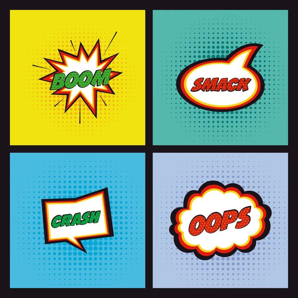 Set of comic expressions Stock Vector Image by ©LAUDiseno #111235924