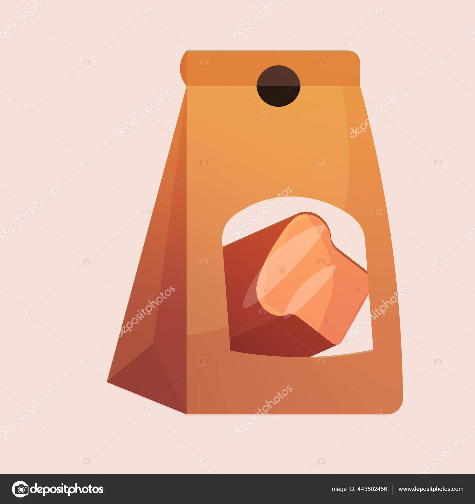 Isolated white bread bag Stock Vector by ©LAUDiseno 443502456