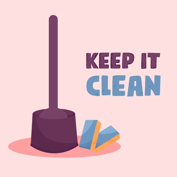 Keep it cleaning Vector Art Stock Images | Depositphotos