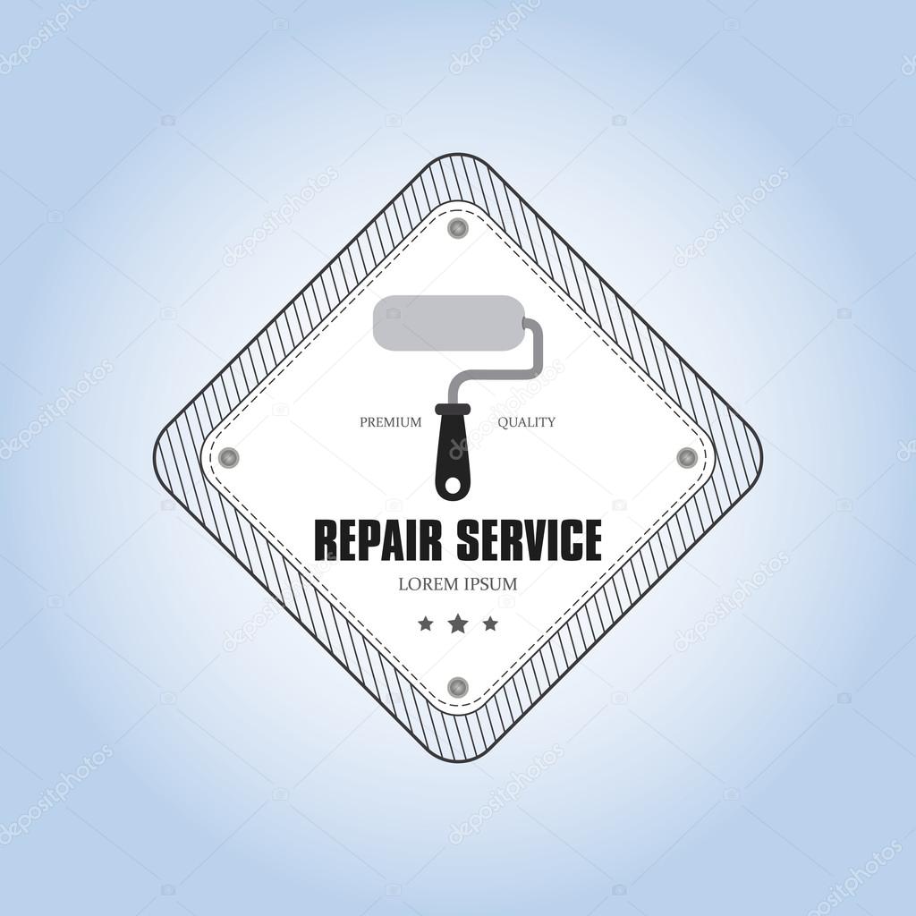 Repair Label Stock Vector by ©LAUDiseno 79189650