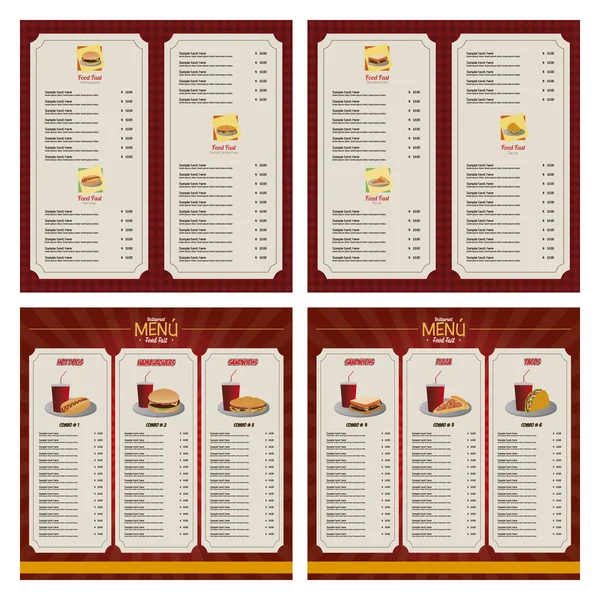 Menu Stock Vector by ©LAUDiseno 79295798