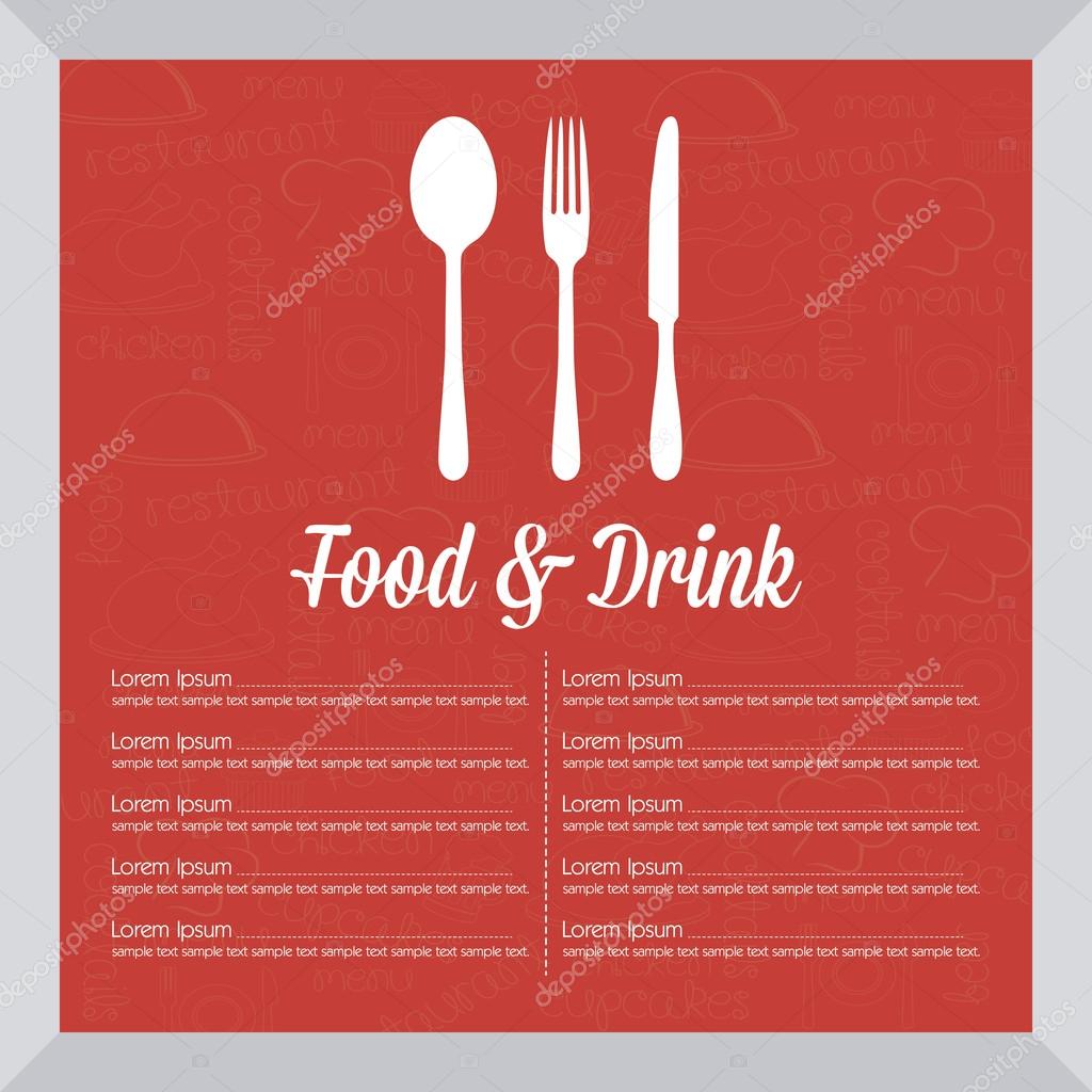 Menu Stock Vector by ©LAUDiseno 79295936