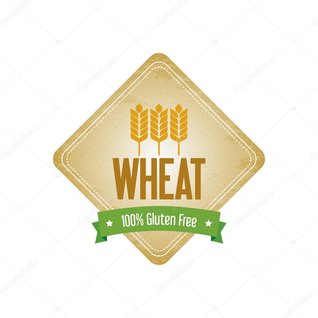 Isolated Wheat Labels ⬇ Vector Image by © LAUDiseno | Vector Stock 97513698