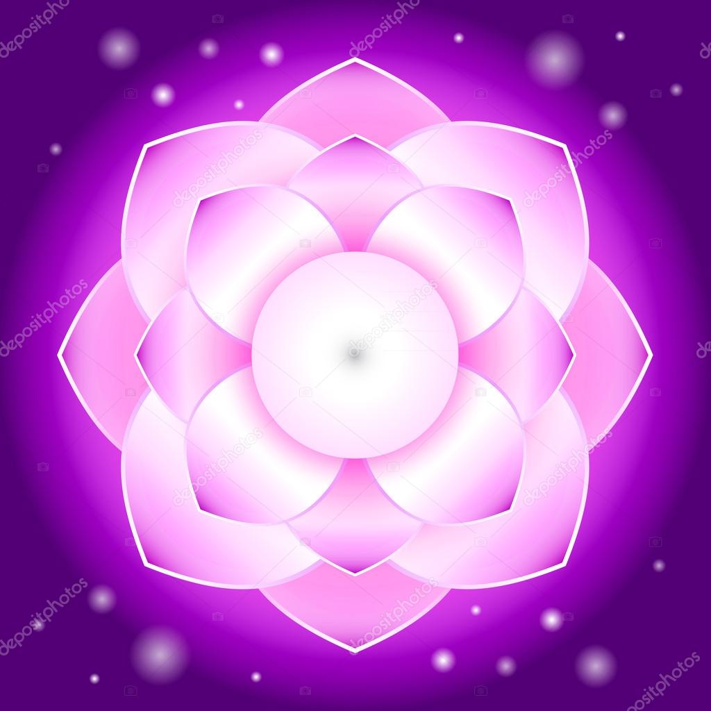 Flor mágica de loto Vector de stock #59295115 de ©Lev.S