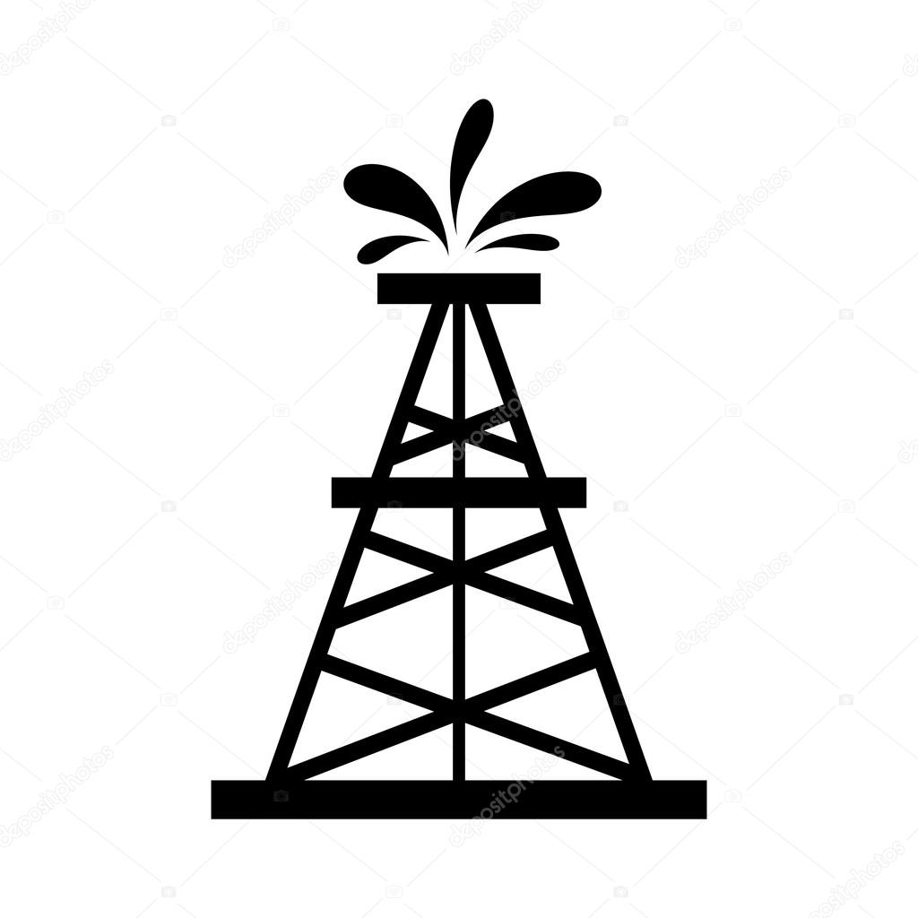 Oil Derrick Vector