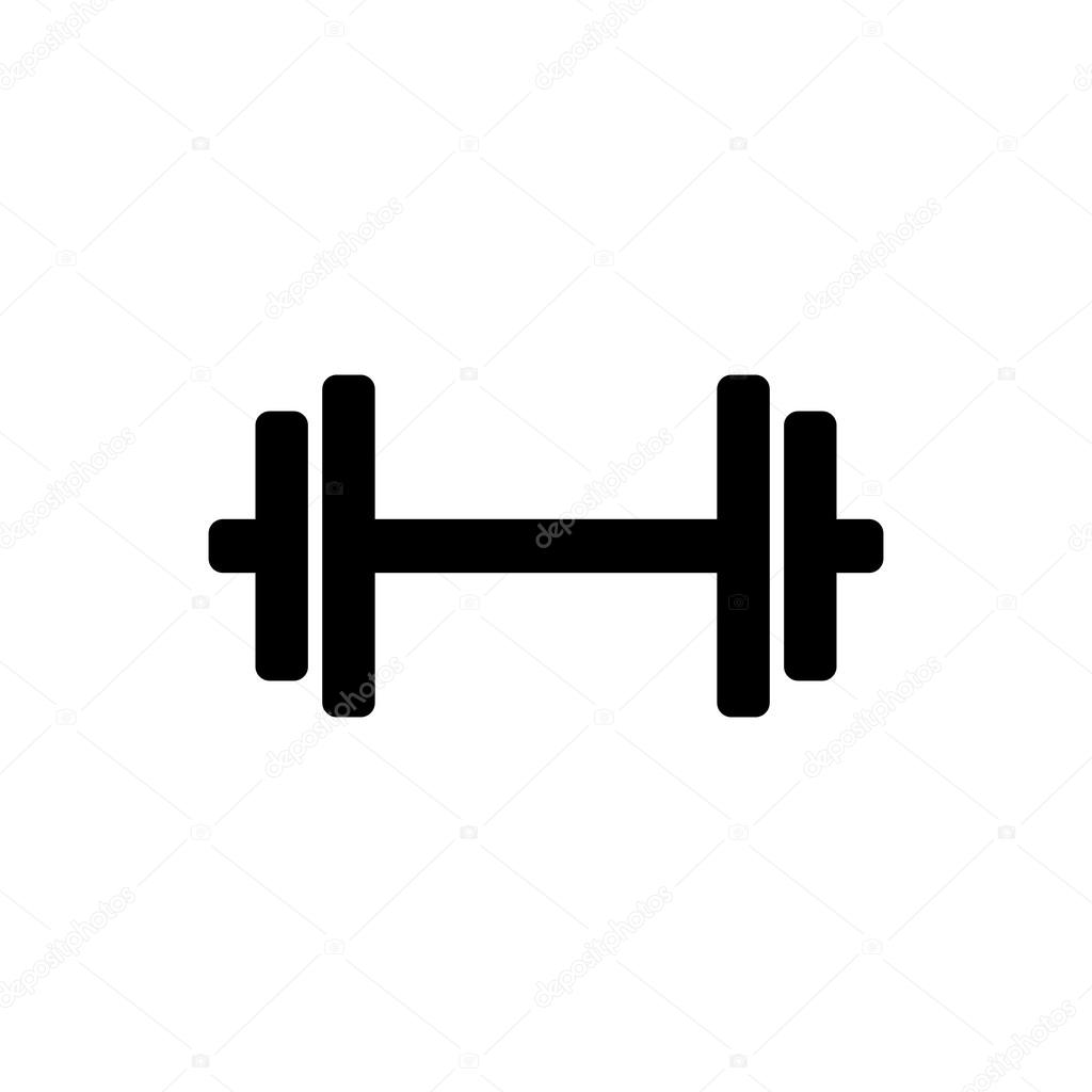 Vector: pesa vectorizada | icono de la pesa de gimnasia. Ilustración de ...
