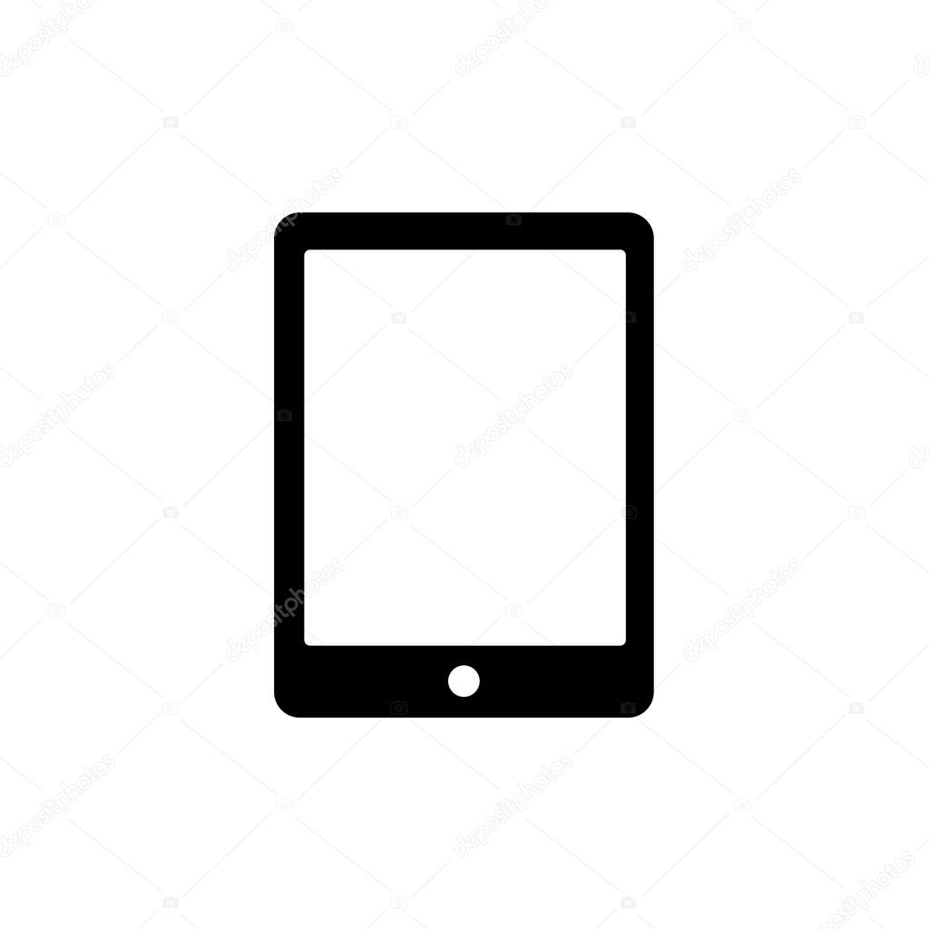 Tablet icon. Vector illustration — Stock Vector © mike_green #109070084