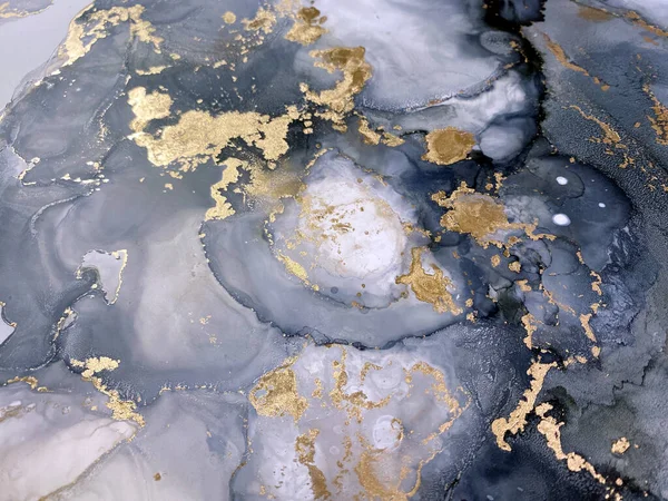 Abstract Gray Background Gold Black White Texture Beautiful Smidges ...