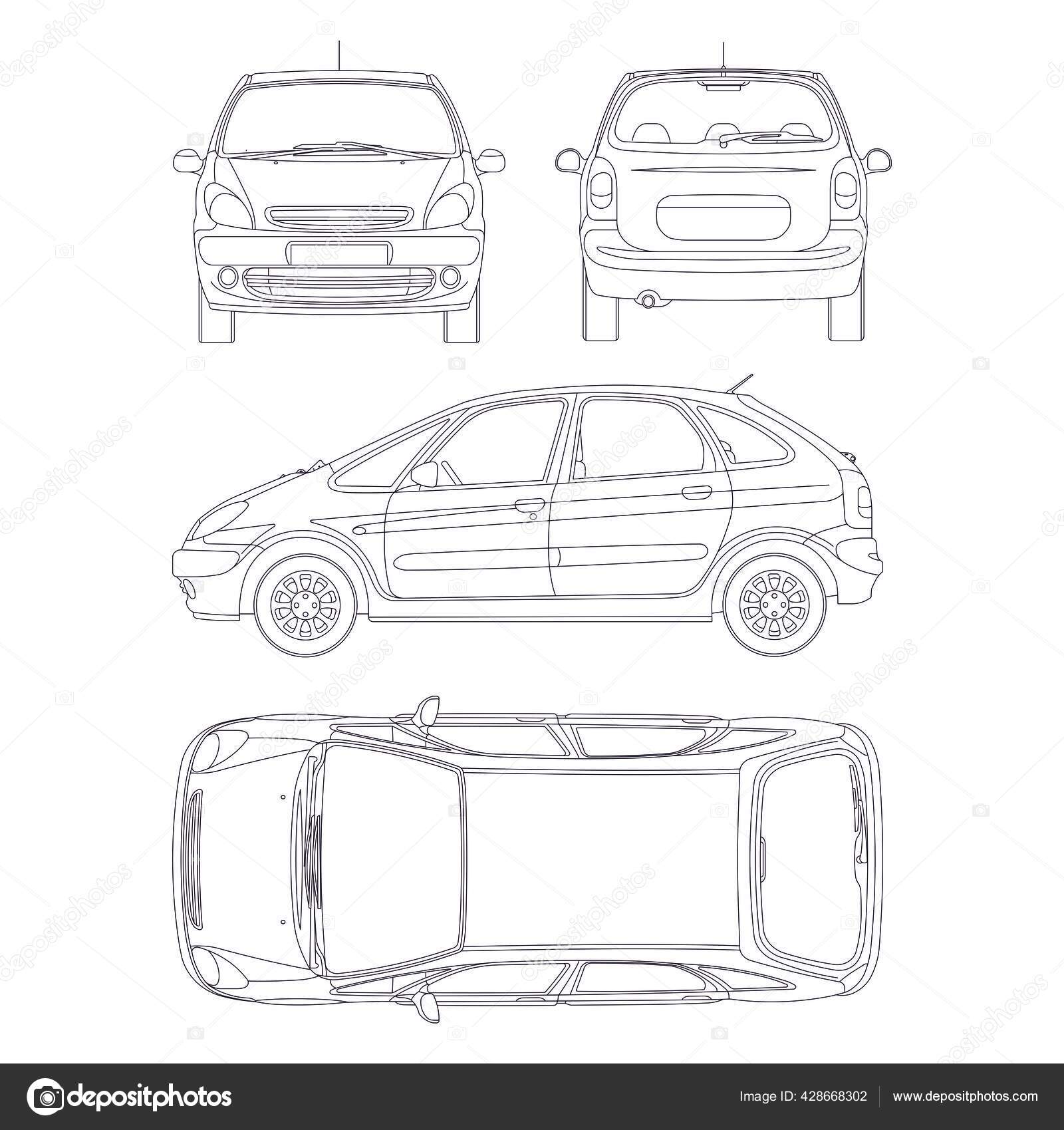 Minivan Tegneserie Tegning Tegn En Brannbil Med Meg #tegnmedmeg