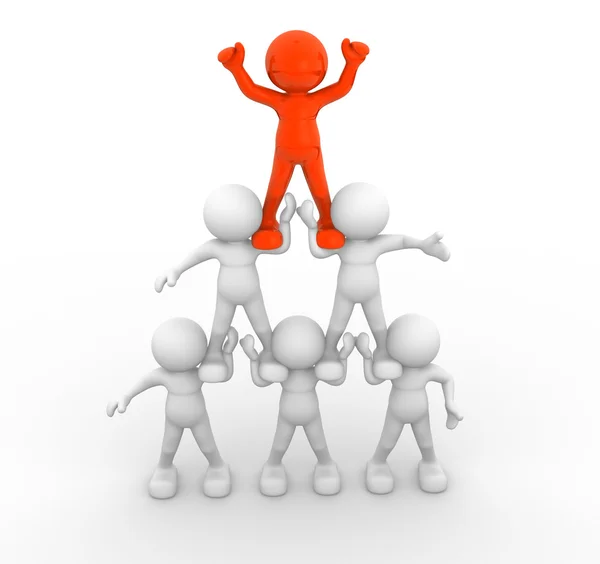 Human Pyramid Clipart