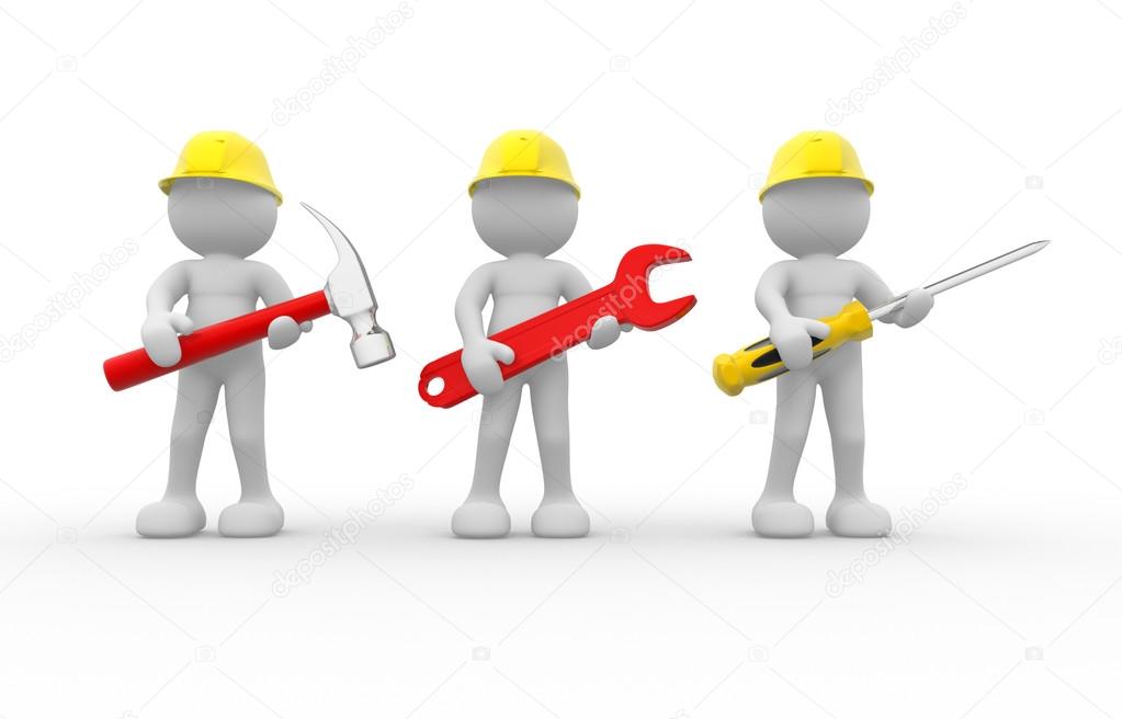 Men with tools in hands ⬇ Stock Photo, Image by © orlaimagen #59610389