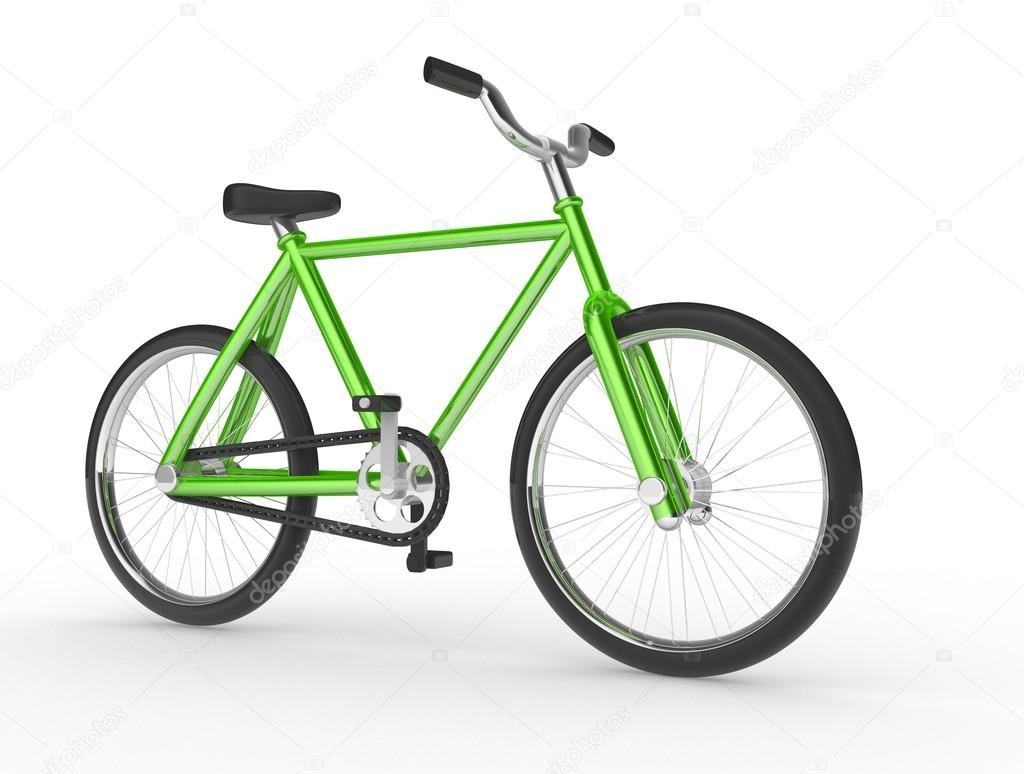 Green bicycle Stock Photo by ©orlaimagen 59611341