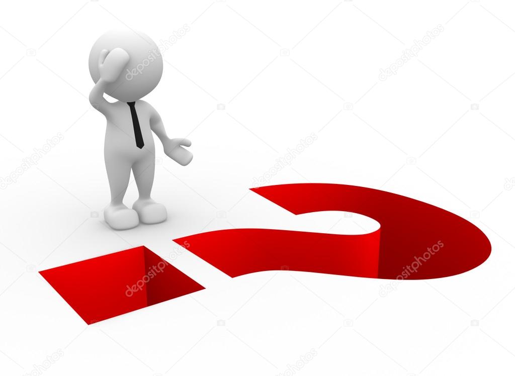 Person and question mark as hole Stock Photo by ©orlaimagen 60639349