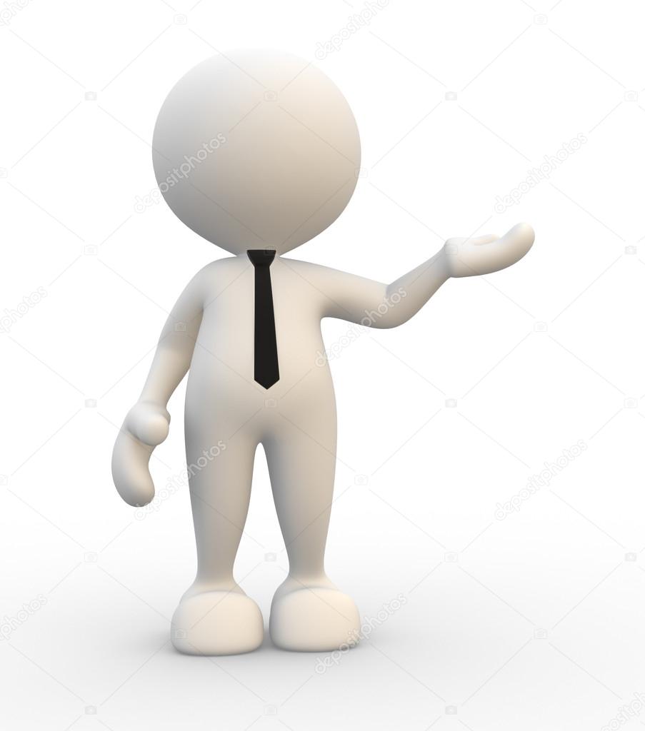 Persona que señala a mano — Foto de stock © orlaimagen #60639693