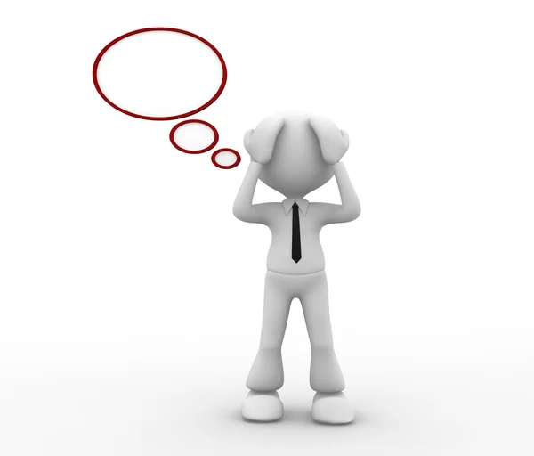 ᐈ Muñecos pensando imágenes de stock, fotos pensando 3d | descargar en ...